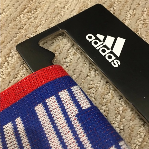 adidas | Accessories | Adidas Usa Red White Blue Scarf Winter ...